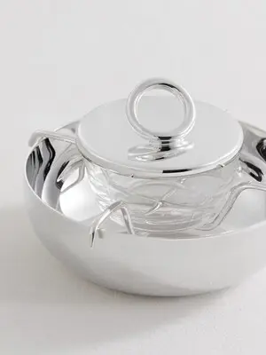 Christofle Vertigo -plated Caviar Serving Set