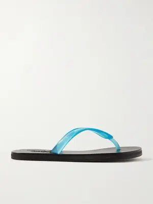ANCIENT GREEK SANDALS Saionara Jelly Pvc Flip Flops - Blue
