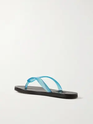 ANCIENT GREEK SANDALS Saionara Jelly Pvc Flip Flops - Blue