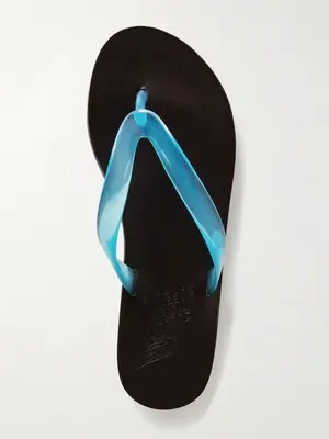 ANCIENT GREEK SANDALS Saionara Jelly Pvc Flip Flops - Blue