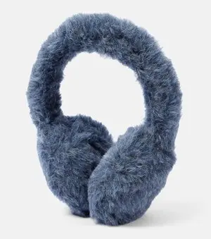 Max Mara Muffy Teddy Earmuffs - Blue