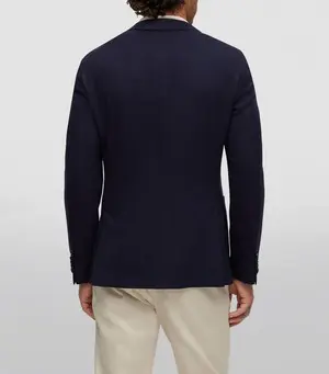BOSS Virgin Wool Jacquard Blazer