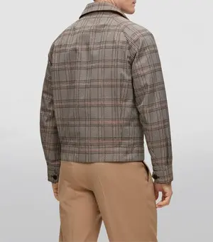 BOSS Reversible Water-repellent Check Jacket