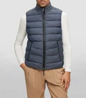 BOSS Melange Padded Gilet