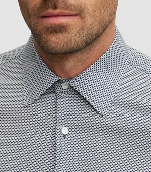 BOSS Printed Slim-fit Shirt