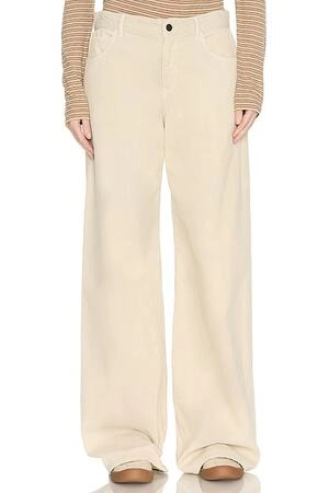 THE ROW Eglitta Straight Leg Jeans - Ecru