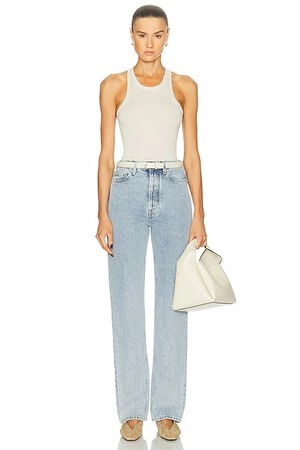 Eterne Ryder Cashmere Tank Top - Bone