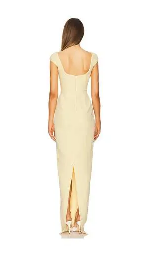SAU LEE Brooke Gown - Yellow