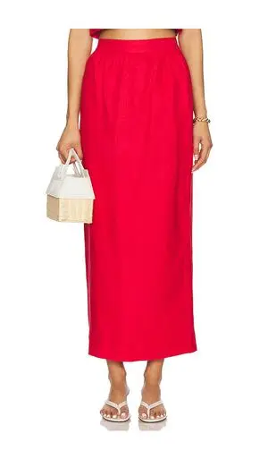 Posse Bonnie Pencil Skirt - Red