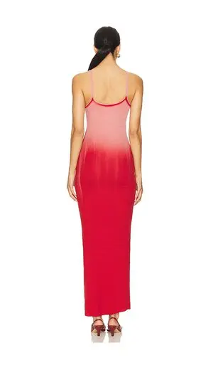 Cotton Citizen Verona Spaghetti Maxi Dress - Red