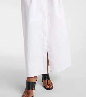 Max Mara Cotton-blend Gabardine Maxi Skirt