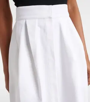 Max Mara Cotton-blend Gabardine Maxi Skirt