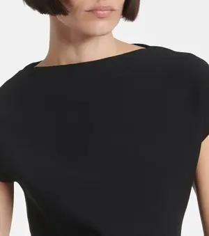 Alaïa Peplum Top - Black