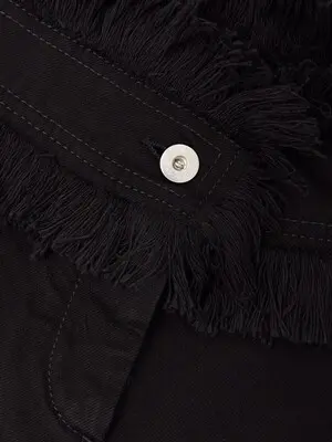 FERRAGAMO Frayed Denim Shorts