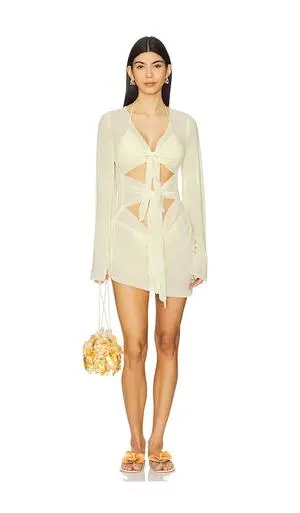 BANANHOT Maci Mini Dress - Yellow