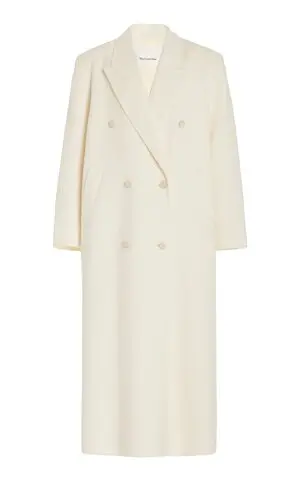 THE FRANKIE SHOP The Frankie Shop Gaia Double-Breasted Wool-Blend Coat