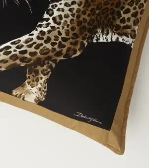 Dolce & Gabbana Leopardo Medium Canvas Cushion