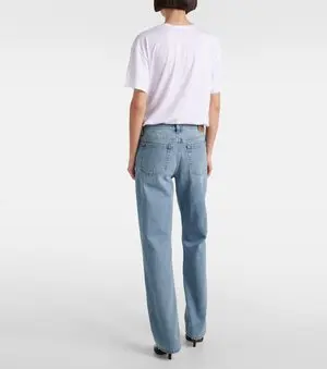 TOTEME Low-rise Straight Jeans In True Vintage