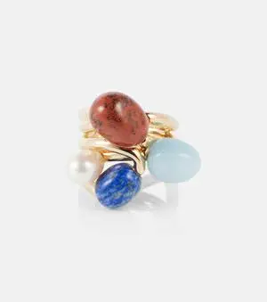 Zimmermann Mellow -plated Gemstone Ring - Multicoloured