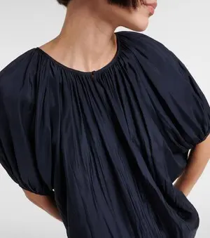 JOSEPH Briela Silk Blouse - Blue