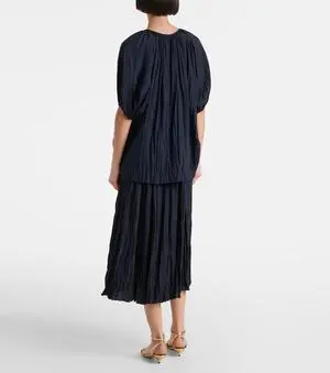 JOSEPH Briela Silk Blouse - Blue