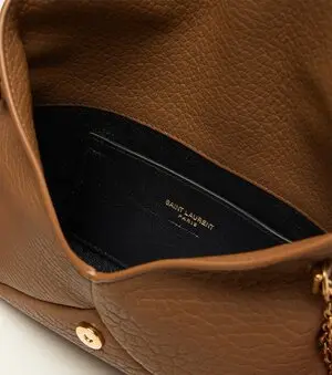 Saint Laurent Cassandre Leather Clutch