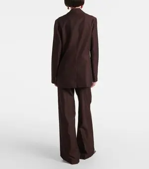 JOSEPH Valery Silk And Cotton Blazer