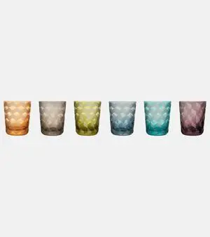 POLSPOTTEN Blocks Set Of 6 Tumblers - Multicoloured