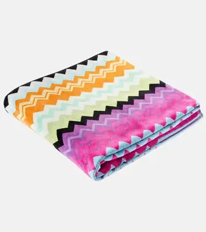 Missoni Giacomo Zigzag Cotton Bath Sheet - Multicoloured