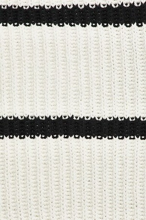 FRAME Striped Polo Sweater