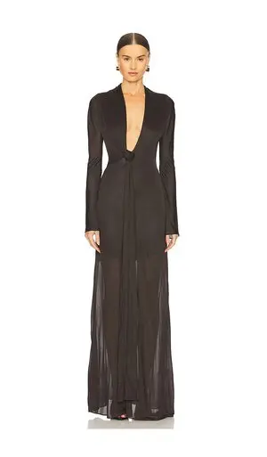 Giuseppe Di Morabito Plunging Maxi Dress