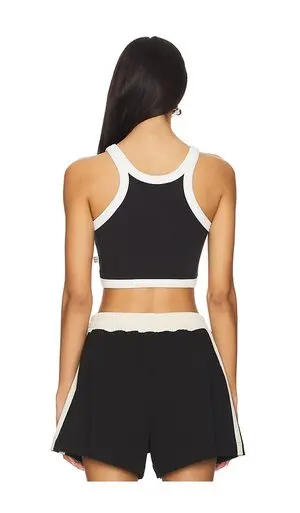 ARAMINTA JAMES Monogram Cropped Tank