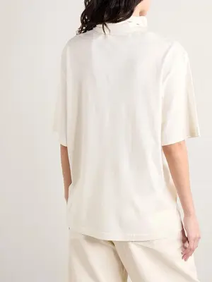 LEMAIRE Draped Cotton-jersey T-shirt