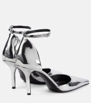 Proenza Schouler Slash 85 Mirrored Leather Pumps