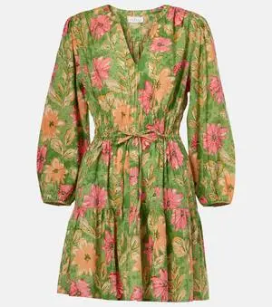 Velvet By Graham & Spencer Floral Cotton Mini Dress - Multicoloured