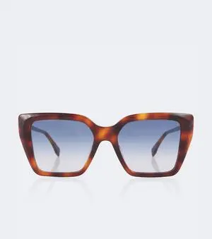 Fendi Ff Diamonds Oversized Sunglasses - Brown