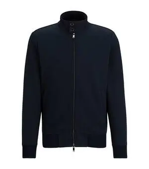 BOSS Zip-up Bomber Jacket - Blue