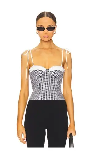 MORE TO COME Roslyn Top - Black