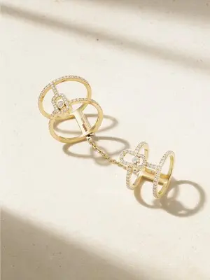Messika Move Uno Double 18-karat Diamond Ring - Gold