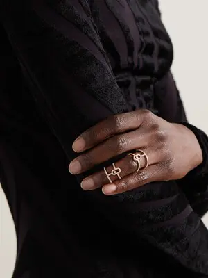 Messika Move Uno Double 18-karat Diamond Ring