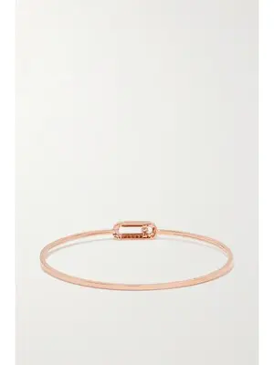 Messika Move Uno 18-karat Rose Diamond Bangle