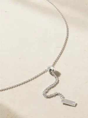 Messika Move 10th 18 Karat White Gold Diamond Necklace