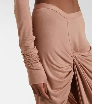 Rick Owens Jade Jersey Crop Top
