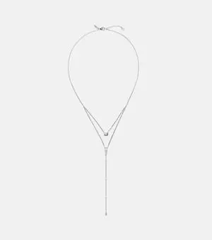 BUCHERER FINE JEWELLERY Inner Fire 18kt White Gold Necklace With Diamonds - Silver