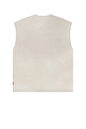 DIESEL® Sleeveless Distressed Jersey Top
