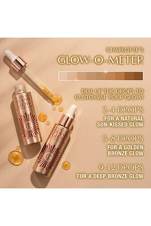 Charlotte Tilbury Beautiful Skin Island Glow Easy Tanning Drops - Light & Medium