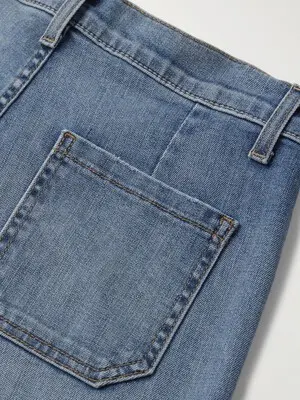 NILI LOTAN Florence Flared Jeans - Blue