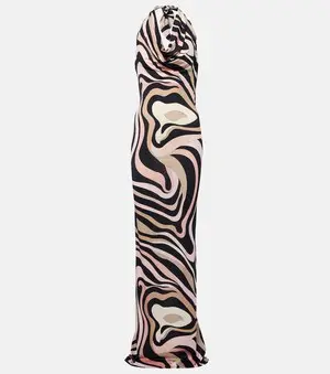 Emilio Pucci Marmo Cocktail Dress - Multicoloured