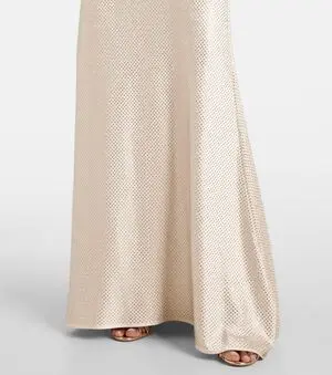 Roland Mouret Embellished Satin Gown