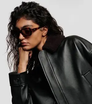 Loewe Slim Rectangular Sunglasses - Brown
